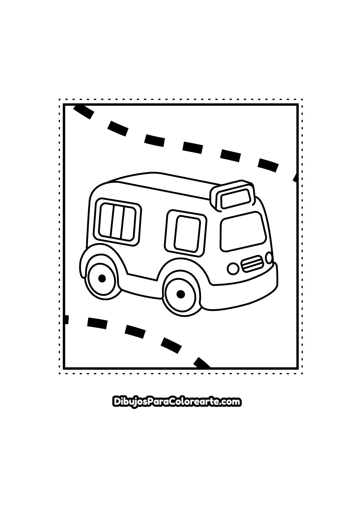 Dibujo para Imprimir y Pintar * Bus